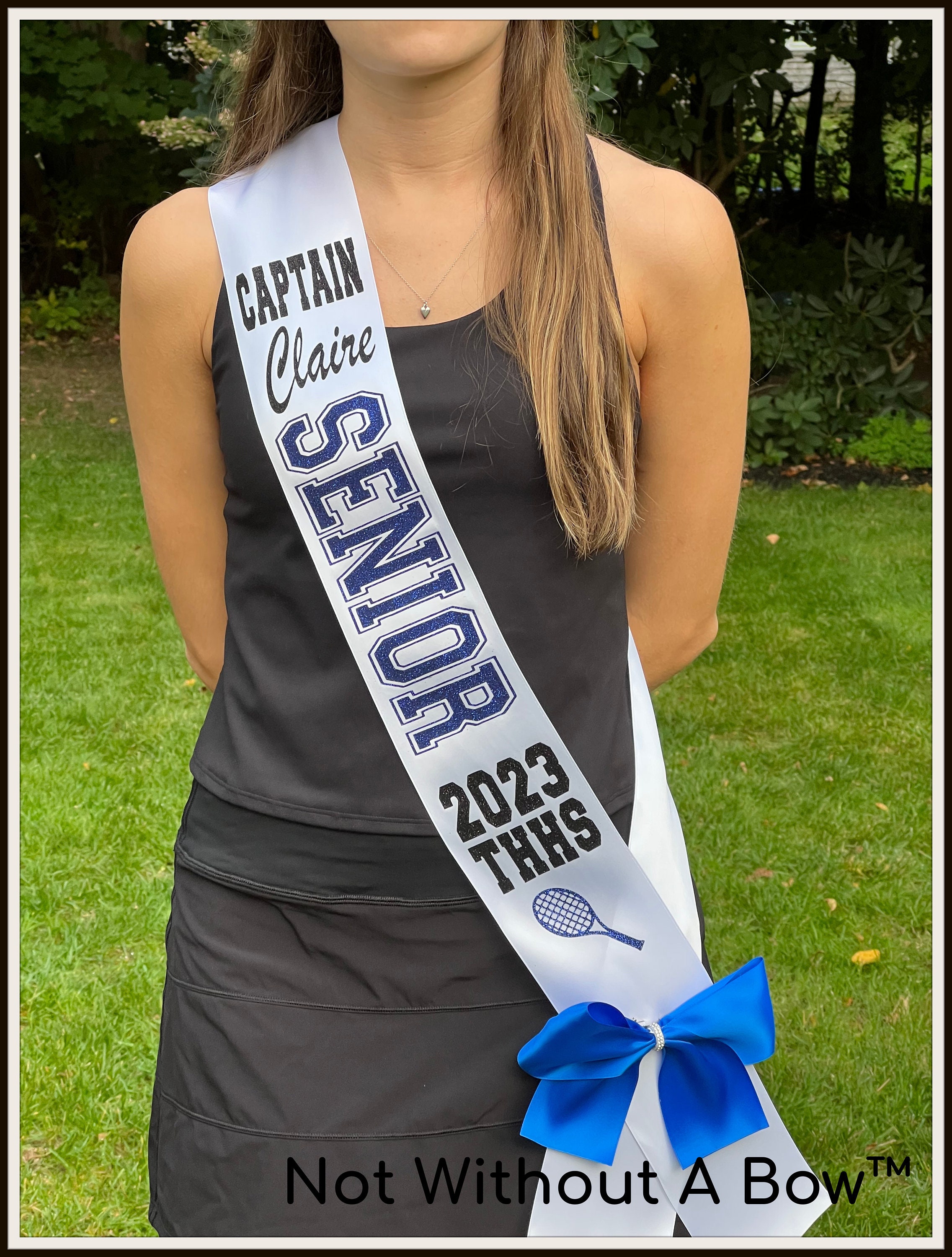 Tennis Senior Sash - Senior Night Sash - Tennis Sash - Wide Sash ...