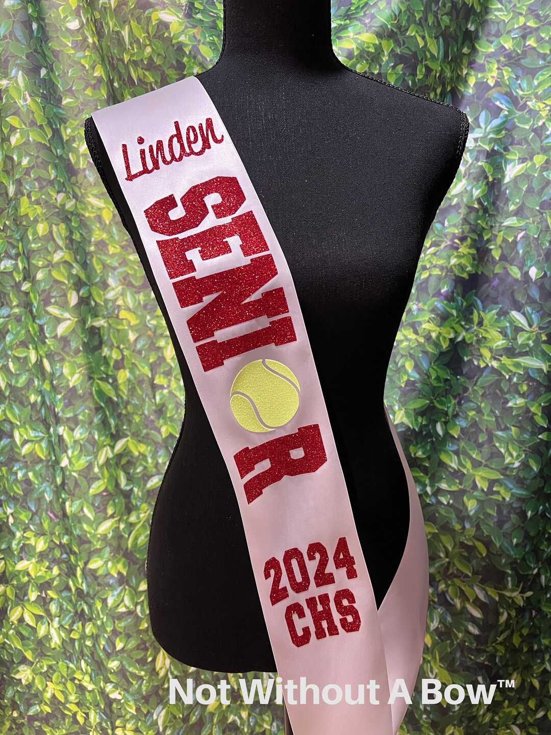 Tennis Senior Sash - Tennis Soccer Basketball Volleyball Senior Night ...