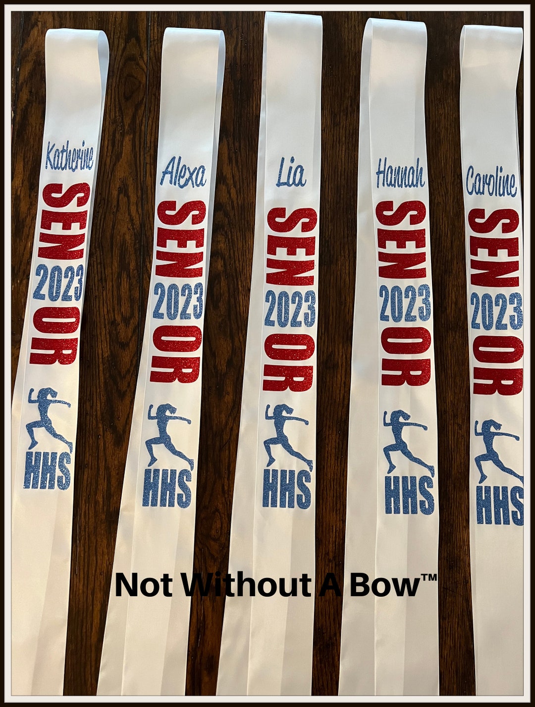 Senior Track Sash - Senior Sash - Track Sash Running Sash - Customize ...