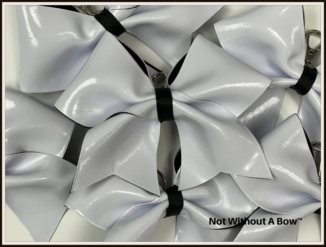 White Signature Bow - Mini Key Chain Autograph Bow - Autograph Bow ...