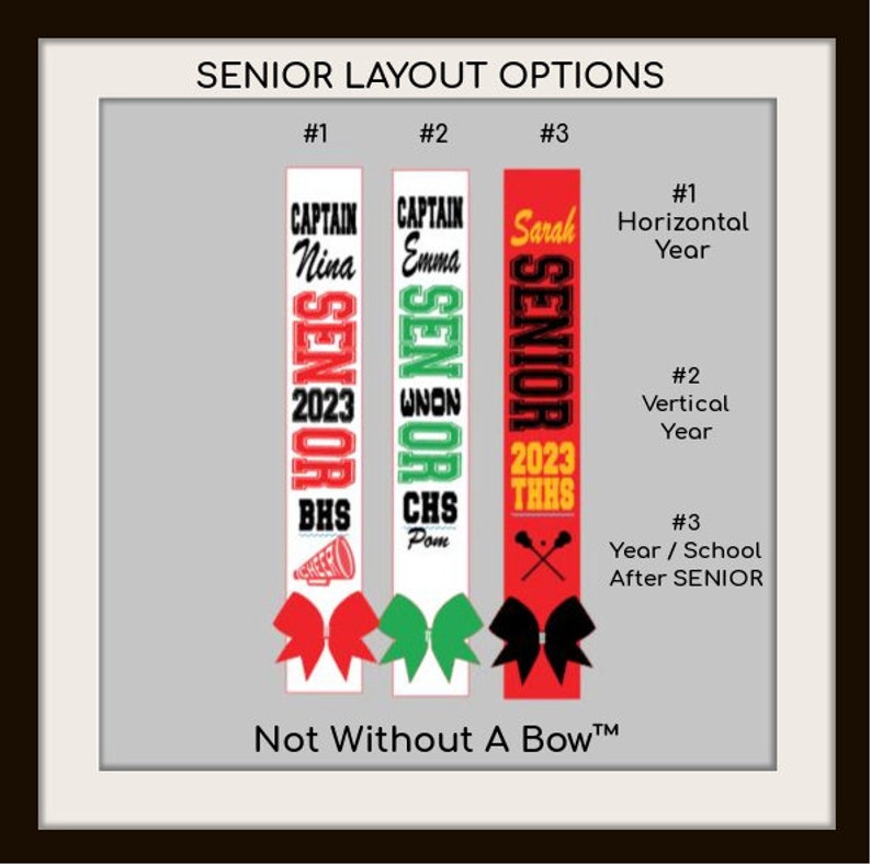 Color Guard Senior Sash Senior Night Sash band Flags Senior - Etsy