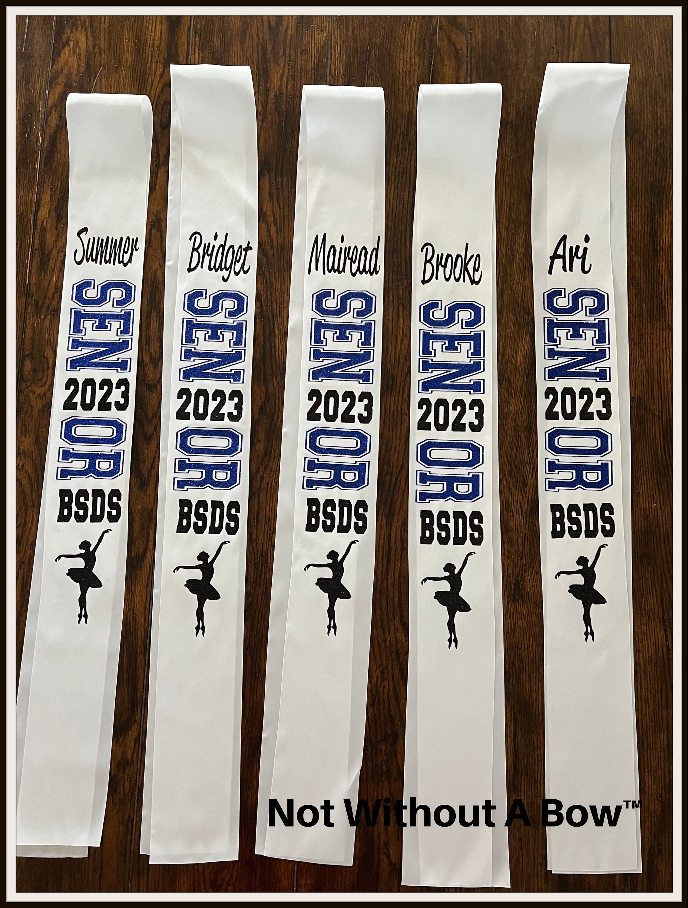 Ballet Dance Senior Sash - Senior Night Sash - Dance Senior Sash 2026 ...