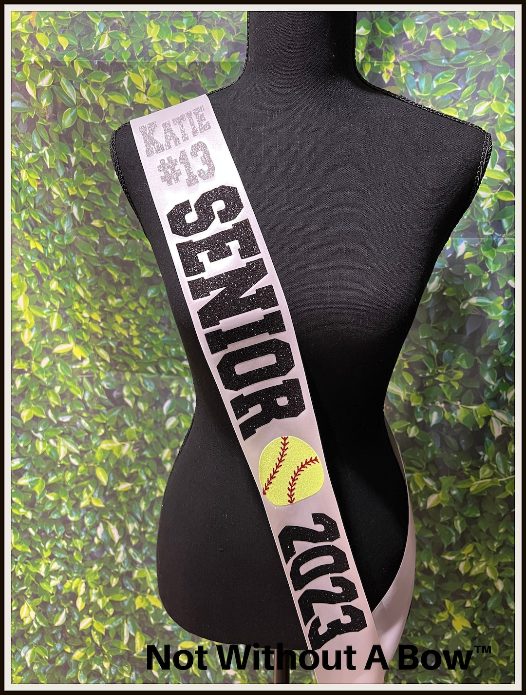 Senior Softball Sash Senior Sash Senior Night Sash - Etsy