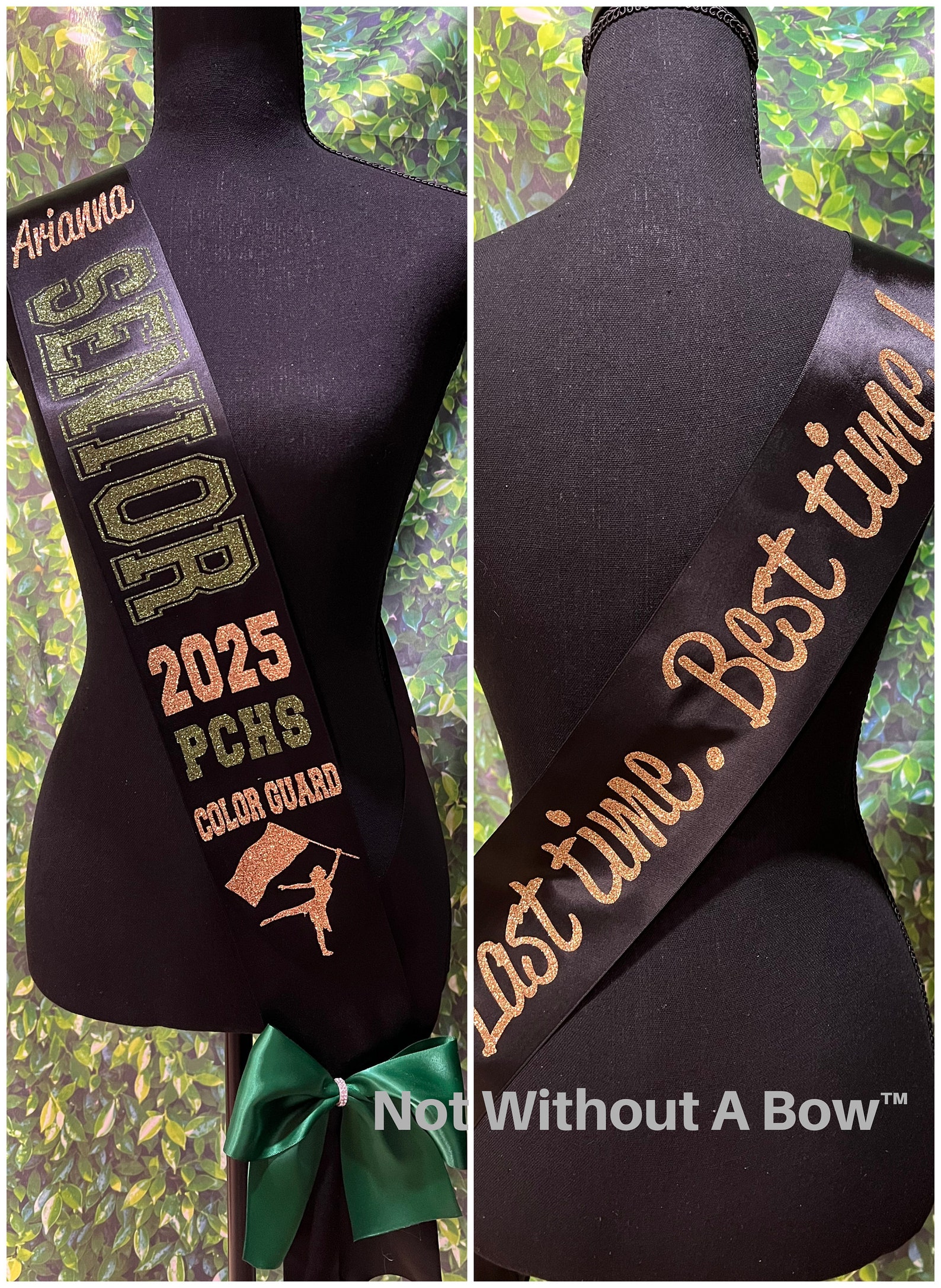 Color Guard Senior Sash Senior Sash Band Flags Majorette Senior Sash ...