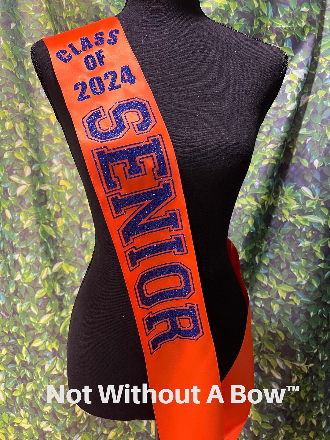Class of 2025 Senior Sash - Senior Night Sash - Custom Sash - Wide Sash ...