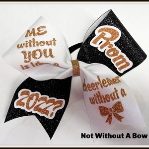 Prom Cheer Bow Promposal Idea Prom Invitation Cheer Bow Customize Prom ...