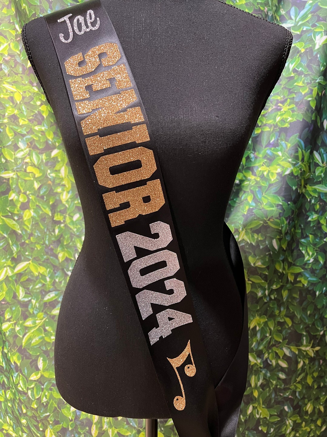 Music Senior Sash Band Senior Sash Senior Night Sash Chorus Senior Sash ...