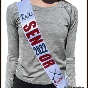 Soccer Senior Sash Senior Sash Senior Night Sash Graduation Sash Soccer ...