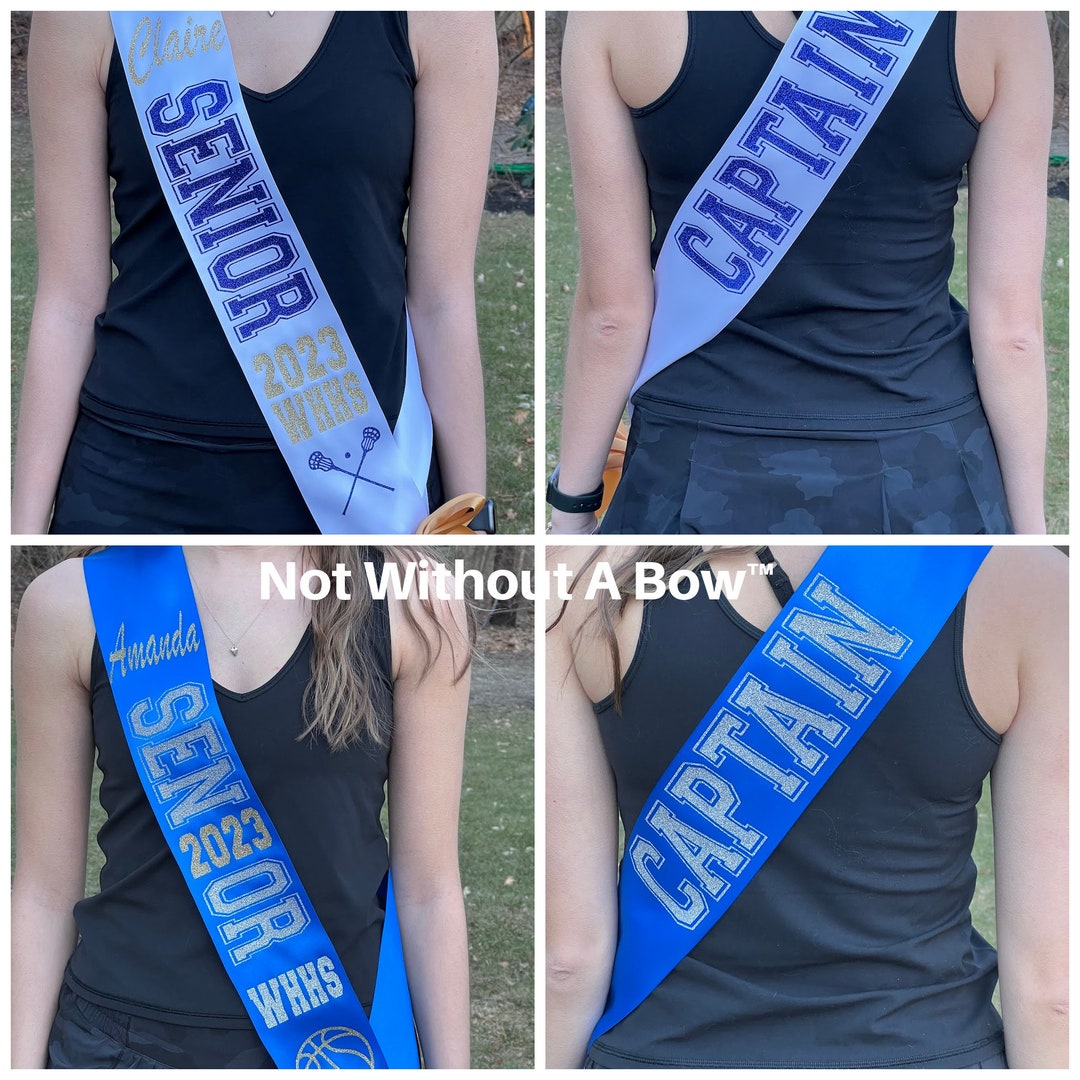 Senior Sash 2026 - Senior Night Sash - Custom Sash - Wide Sash ...