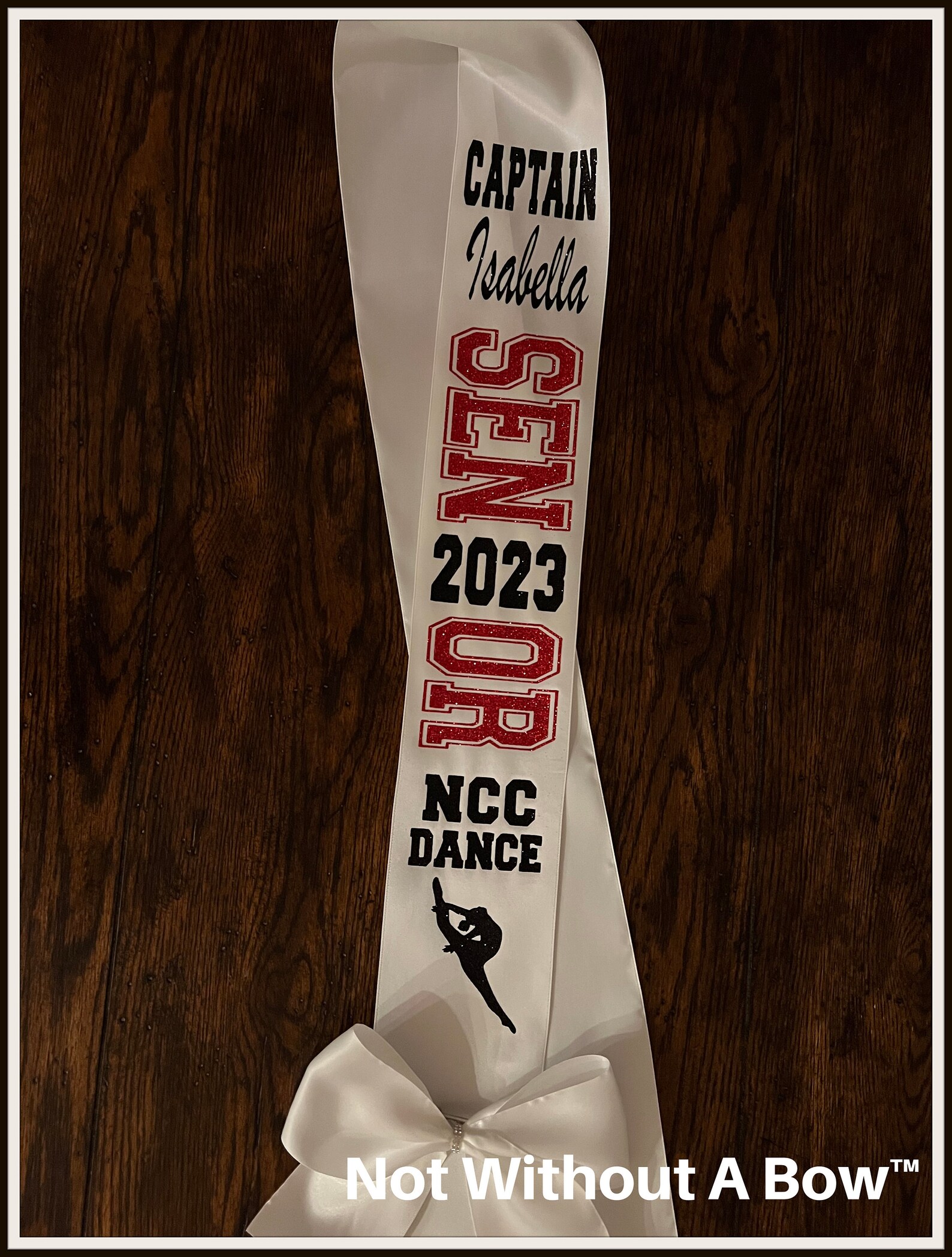 Ballet Dance Senior Sash - Senior Night Sash - Dance Senior Sash 2026 ...
