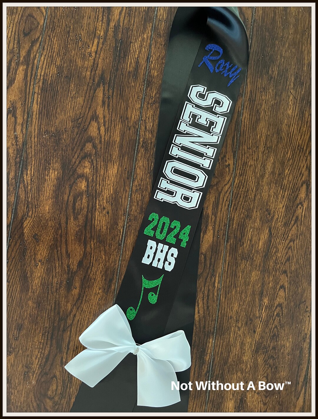 Music Band Senior Sash Senior Night Sash Music Band Chorus - Etsy