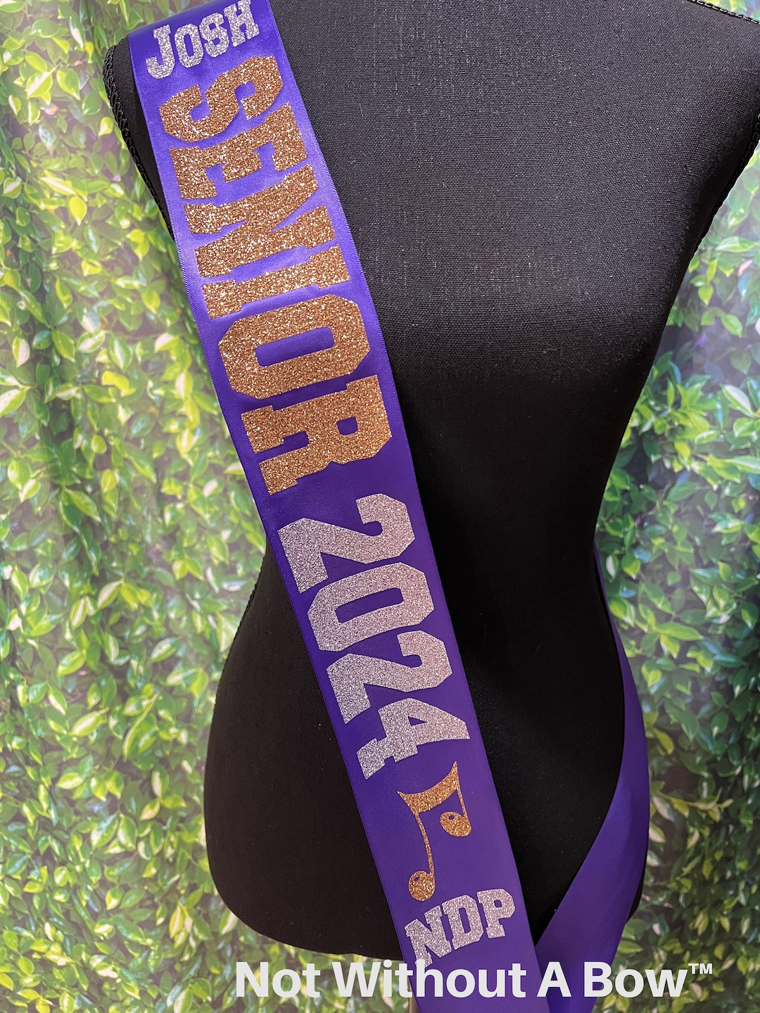 Music Senior Sash - Band Senior Sash - Chorus Senior Sash - Customize ...