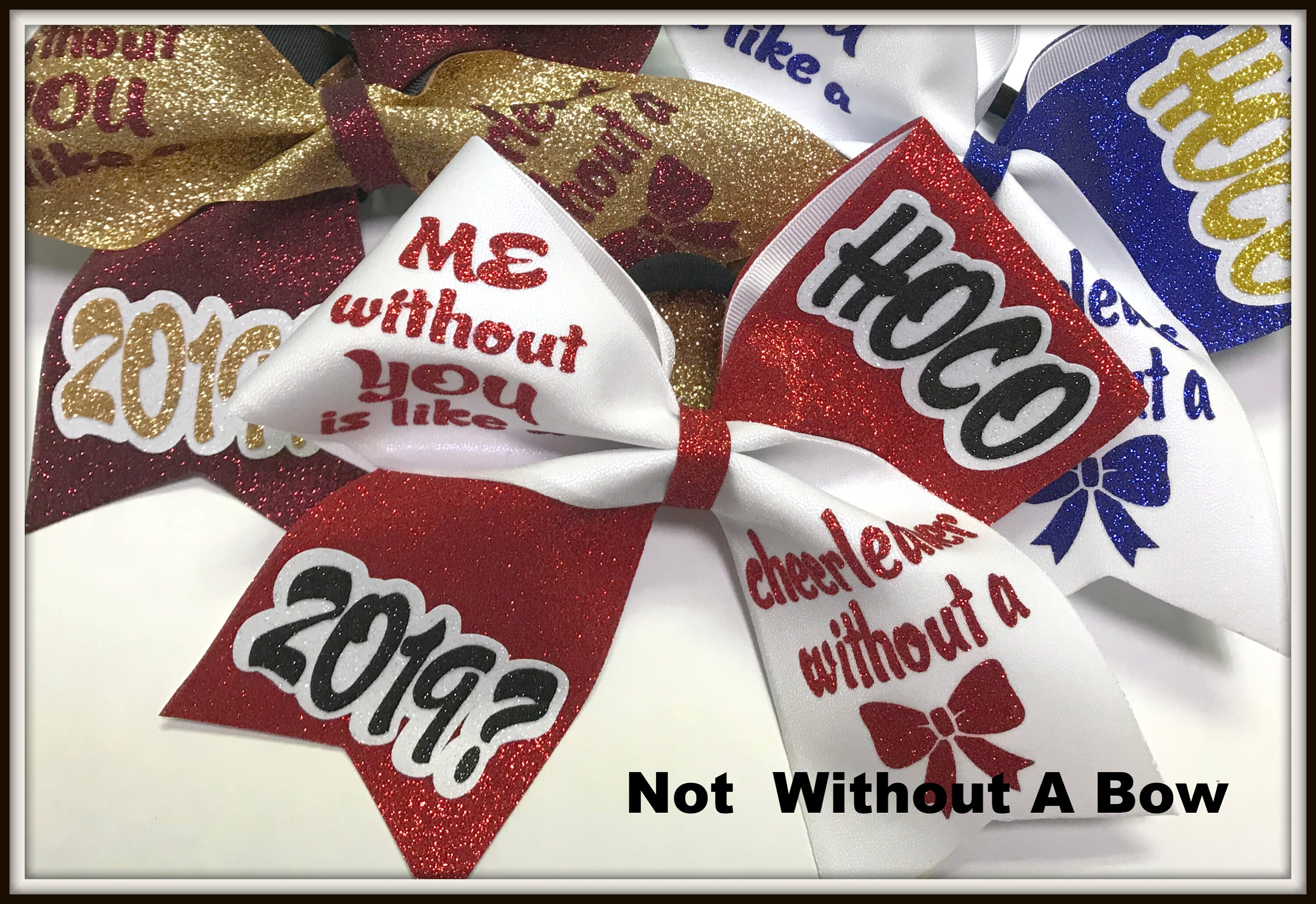 HOCO Homecoming Invitation Invite Glitter Cheer Bow / | Etsy