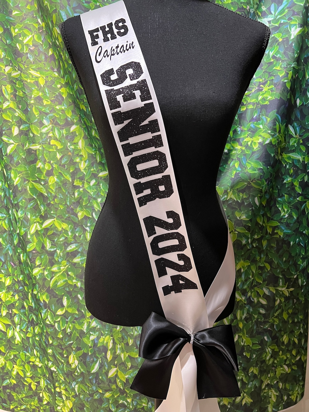 Custom Senior Sash Senior 2024 Sash Cheer Sash Captain Senior Sash ...