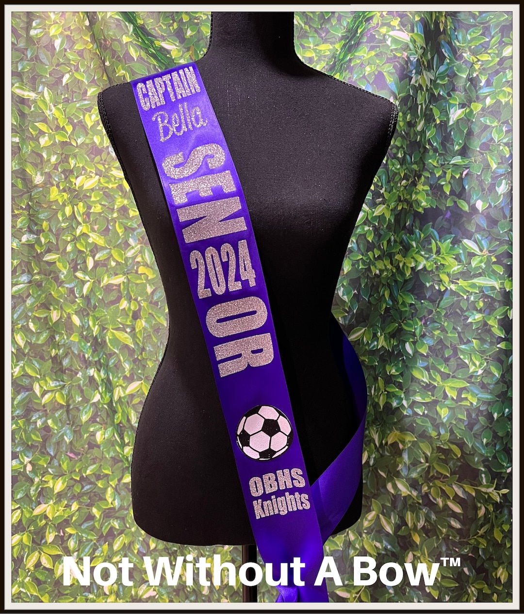Soccer Senior Sash Senior Sash Senior Night Sash Soccer Sash Customize ...