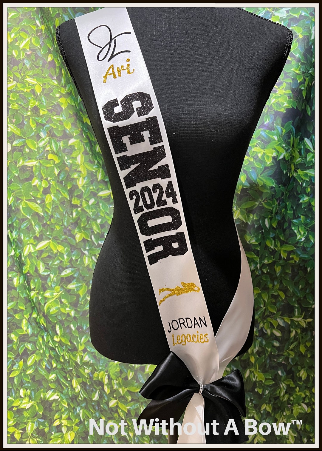 Drill Team Senior Sash Senior Night Sash Customize Colors - Etsy