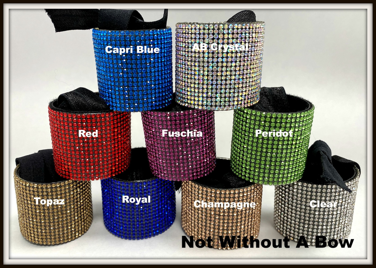Rhinestone Ponytail Cuff Hair Cuff Cheer Cuff Full Bling - Etsy
