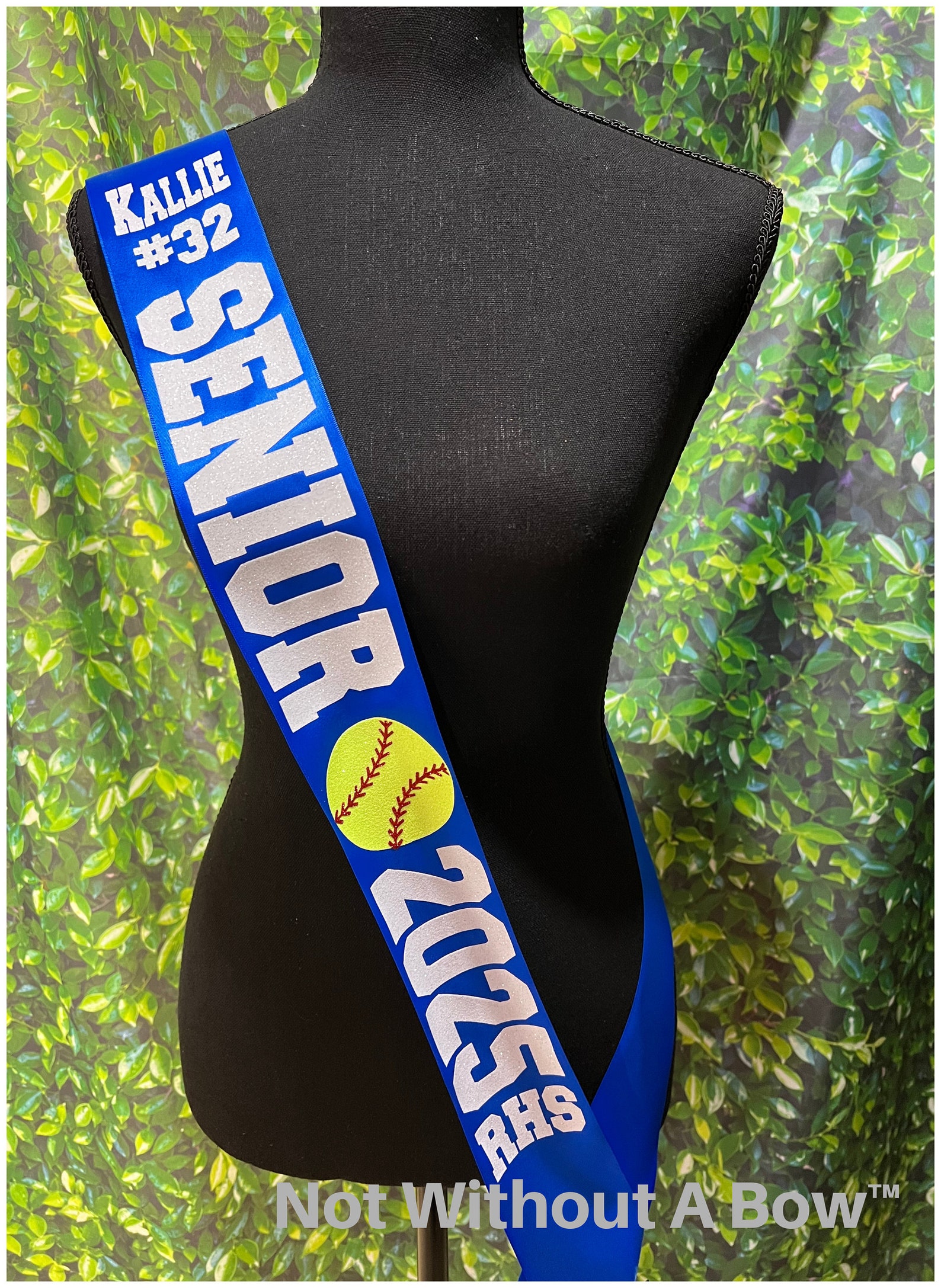 Senior Softball Sash - Senior Sash - Senior Night Sash - Softball Sash ...
