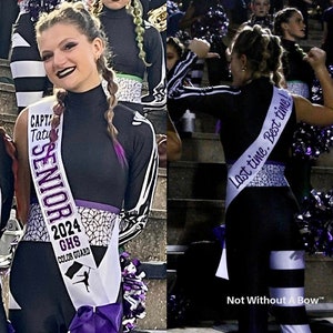Senior Sash 2026- Senior Night Sash - Custom Senior Sash - Wide Sash ...