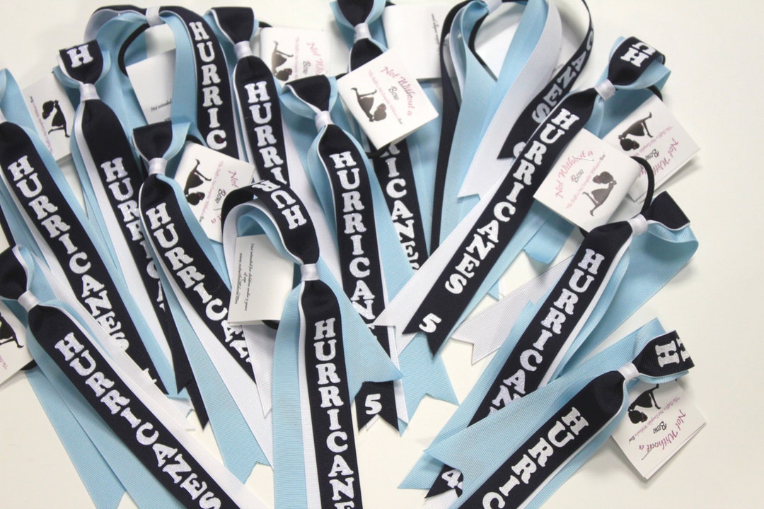 Streamer Bow | Personalized Name Bow | Team Hair Streamer | Cheer ...