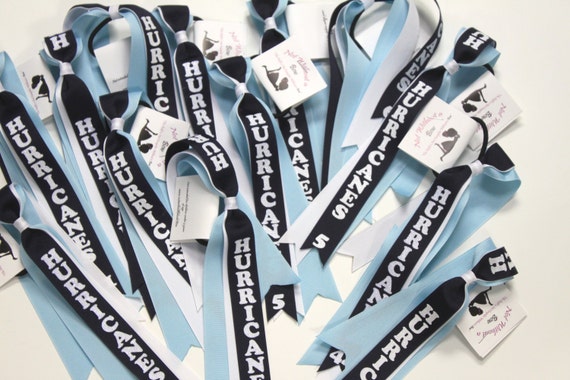 Streamer Bow Personalized Name Bow Team Hair Streamer - Etsy