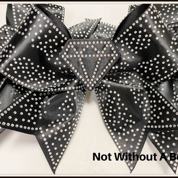 Rhinestone Cheer Bow - Etsy