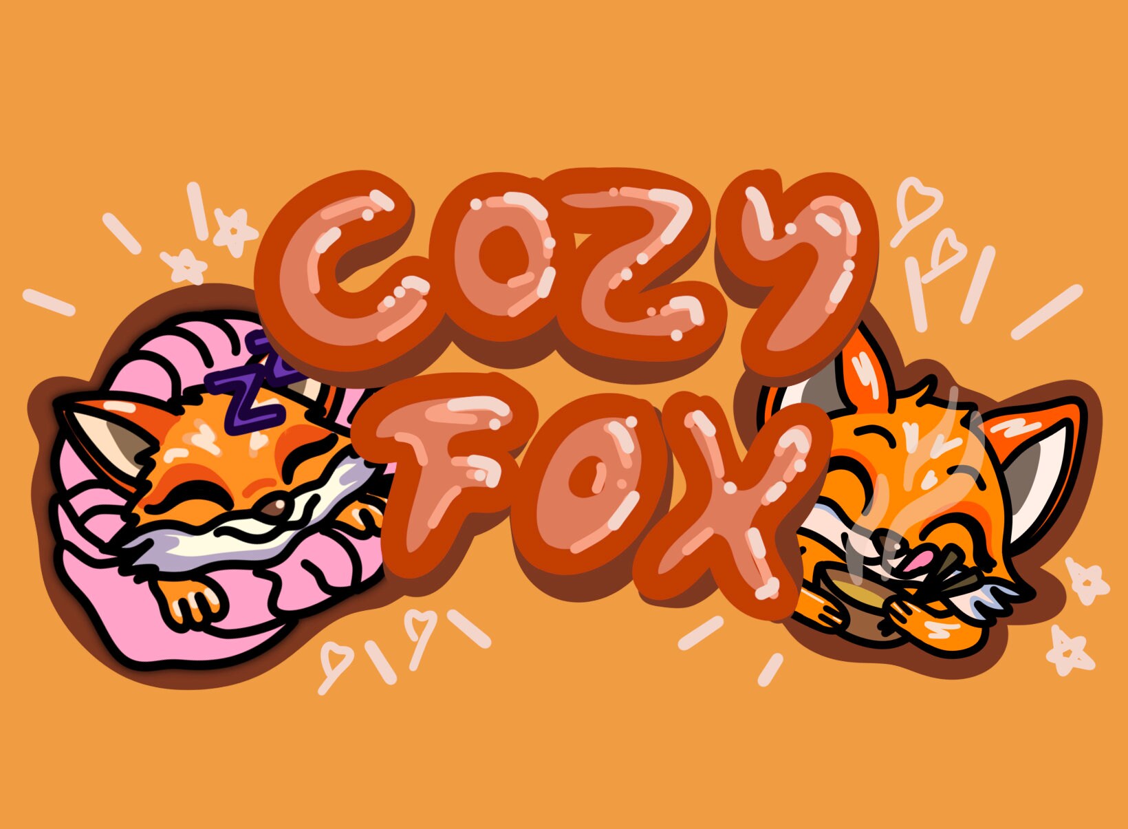 Twitch Emote, Cozy Twitch Emote, Fox, Streaming, Twitch, Emote - Etsy