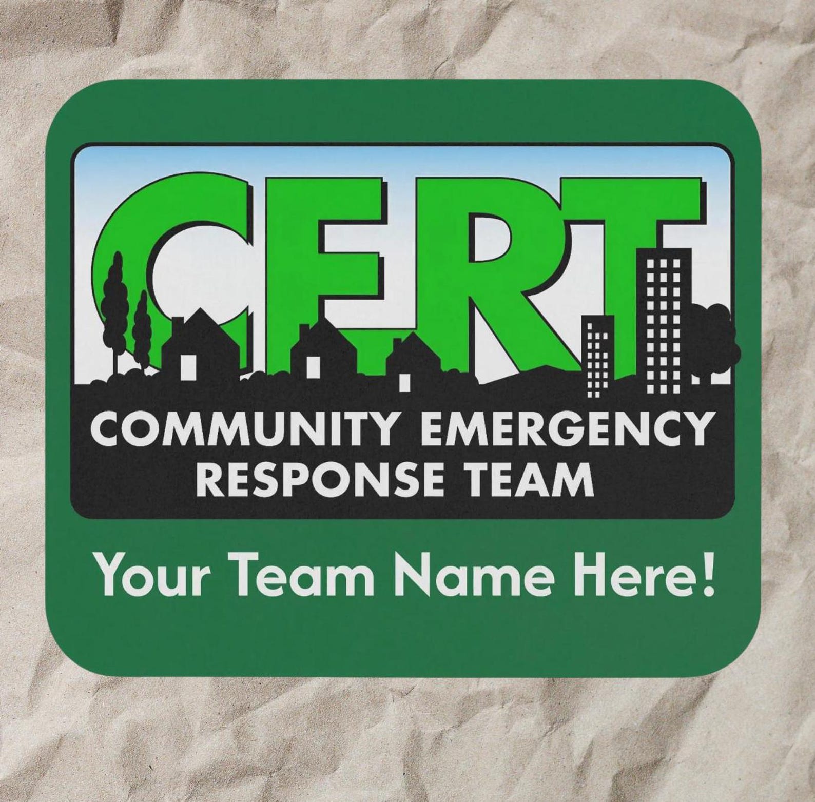 Personalized CERT Mouse Pad: Community Emergency Response Team - Etsy