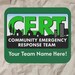 Personalized CERT Mouse Pad, CERT Logo, Emergency Response Gear, Desk ...