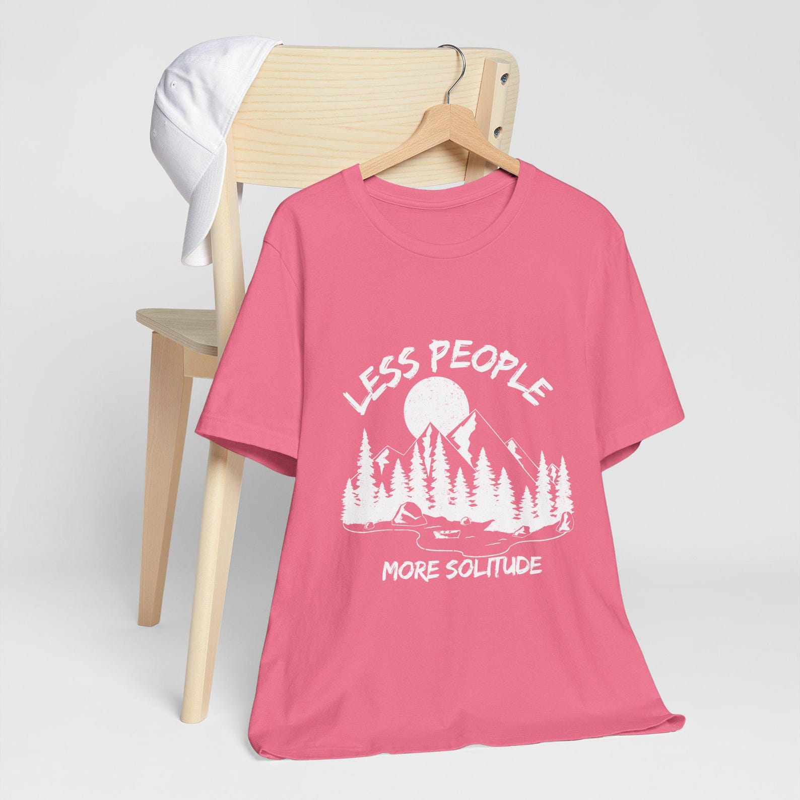Less People More Solitude Shirt: Minimalist Introvert Tee - Etsy