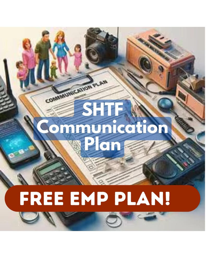 SHTF Communication Plan: Emergency Preparedness Template (digital ...