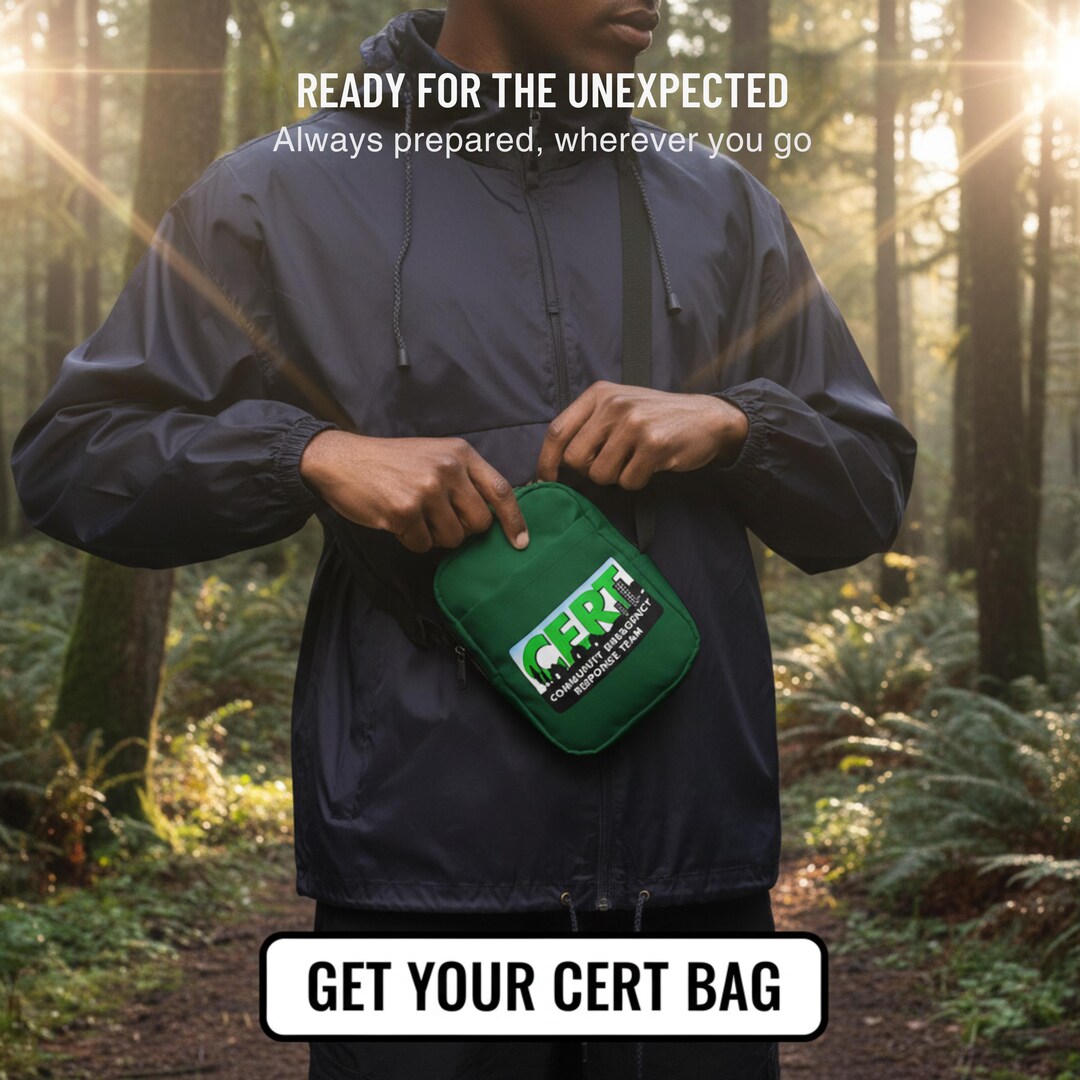 CERT Utility Crossbody Bag: Community Emergency Response Team Gear Bag ...