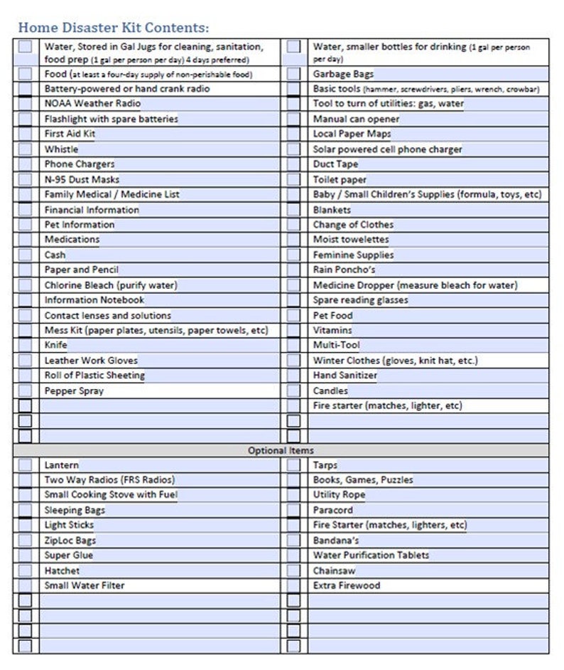 Family Disaster Plan Template, Emergency Plan, Disaster, Planner ...