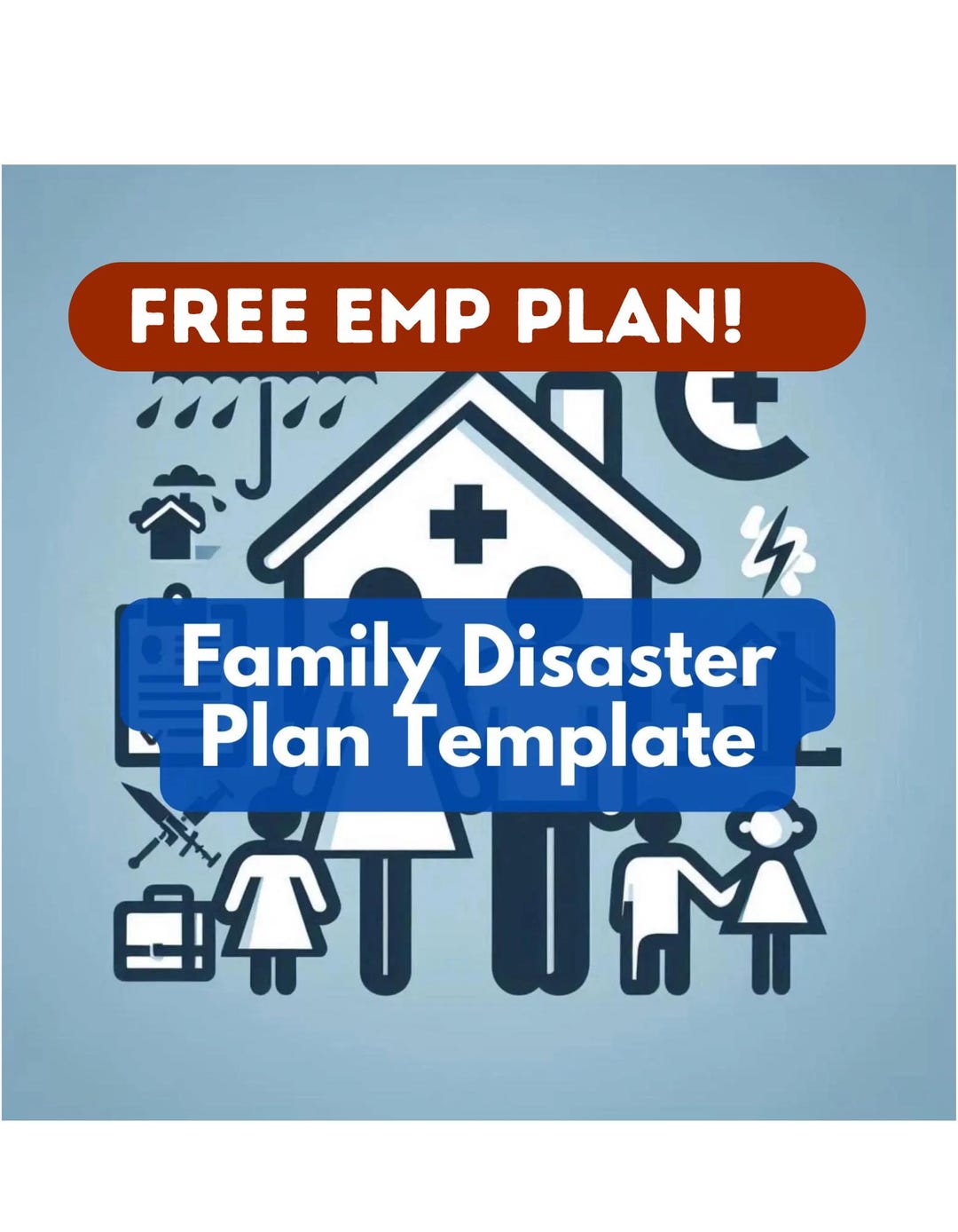 Family Disaster Plan Template, Emergency Plan, Disaster, Planner ...