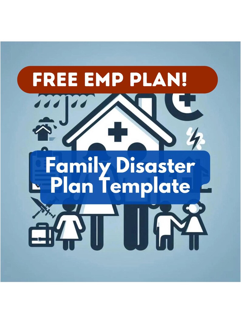 Family Disaster Plan Template, Emergency Plan, Disaster, Planner ...
