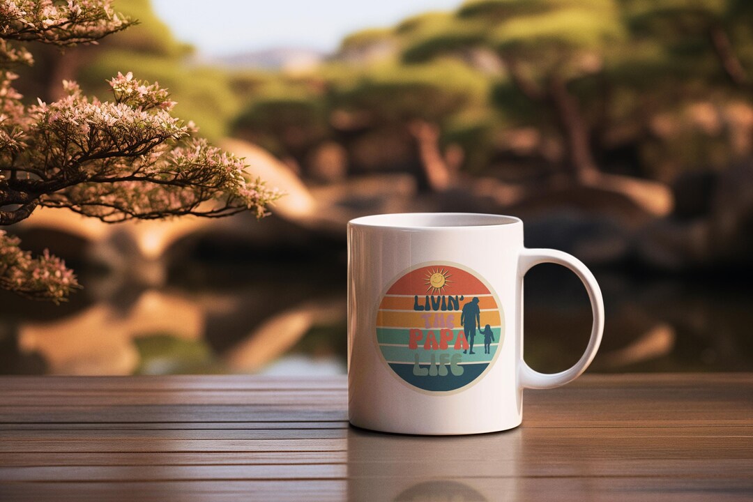 Papa Coffee Mug: Livin' the Papa Life, Grandpa Gift, Fathers Day ...