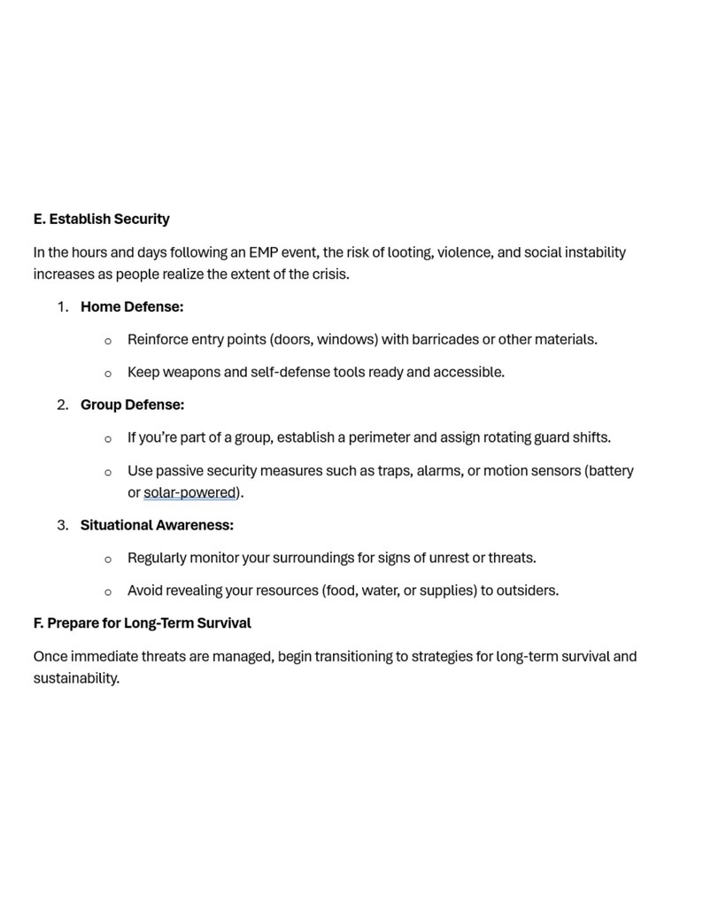 SHTF Communication Plan: Emergency Preparedness Template (digital ...