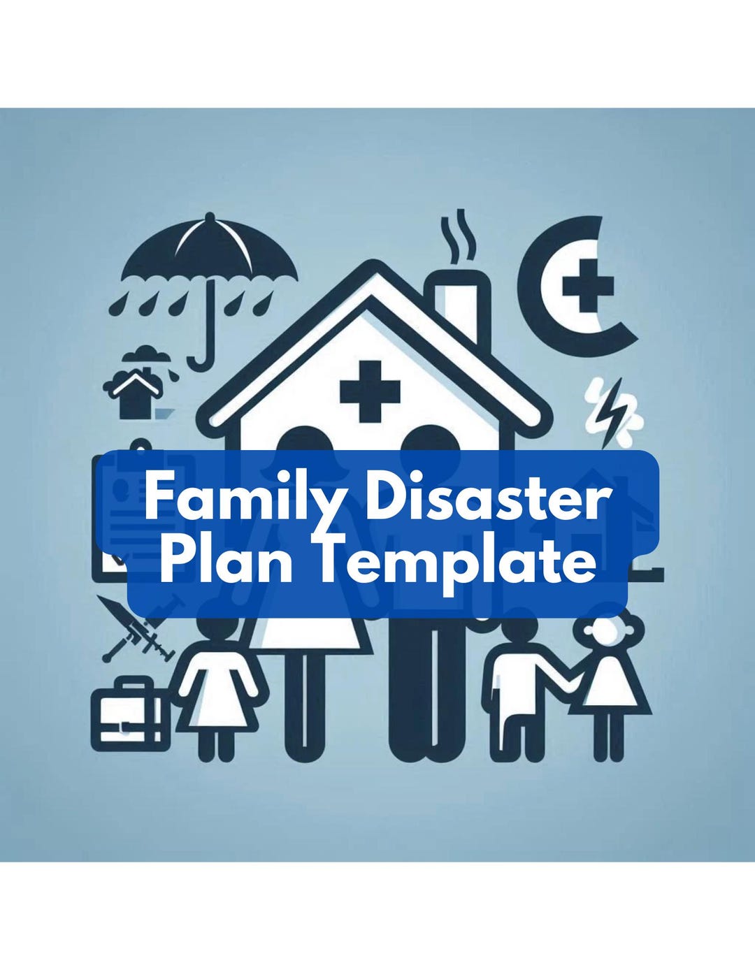Family Disaster Plan Template, Emergency Plan, Disaster, Planner ...