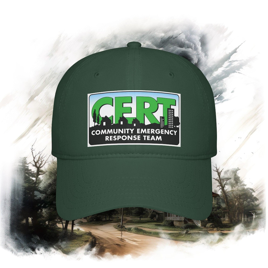 C.E.R.T. Low Profile Baseball Cap, CERT Hat, Adjustable Cap for Cert ...