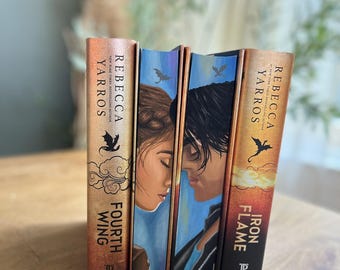 PRE ORDER Fourth Wing Hand Painted Book Edge - Etsy