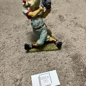 10" 1989 Clown Swinging Bat Baseball Statue Micena Collection by Price ...