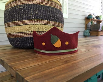 Wool felt crown | Etsy