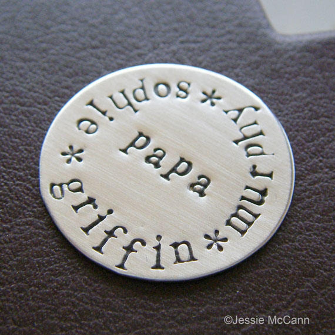 Custom Golf Ball Marker - Personalized With Your Message or Names ...