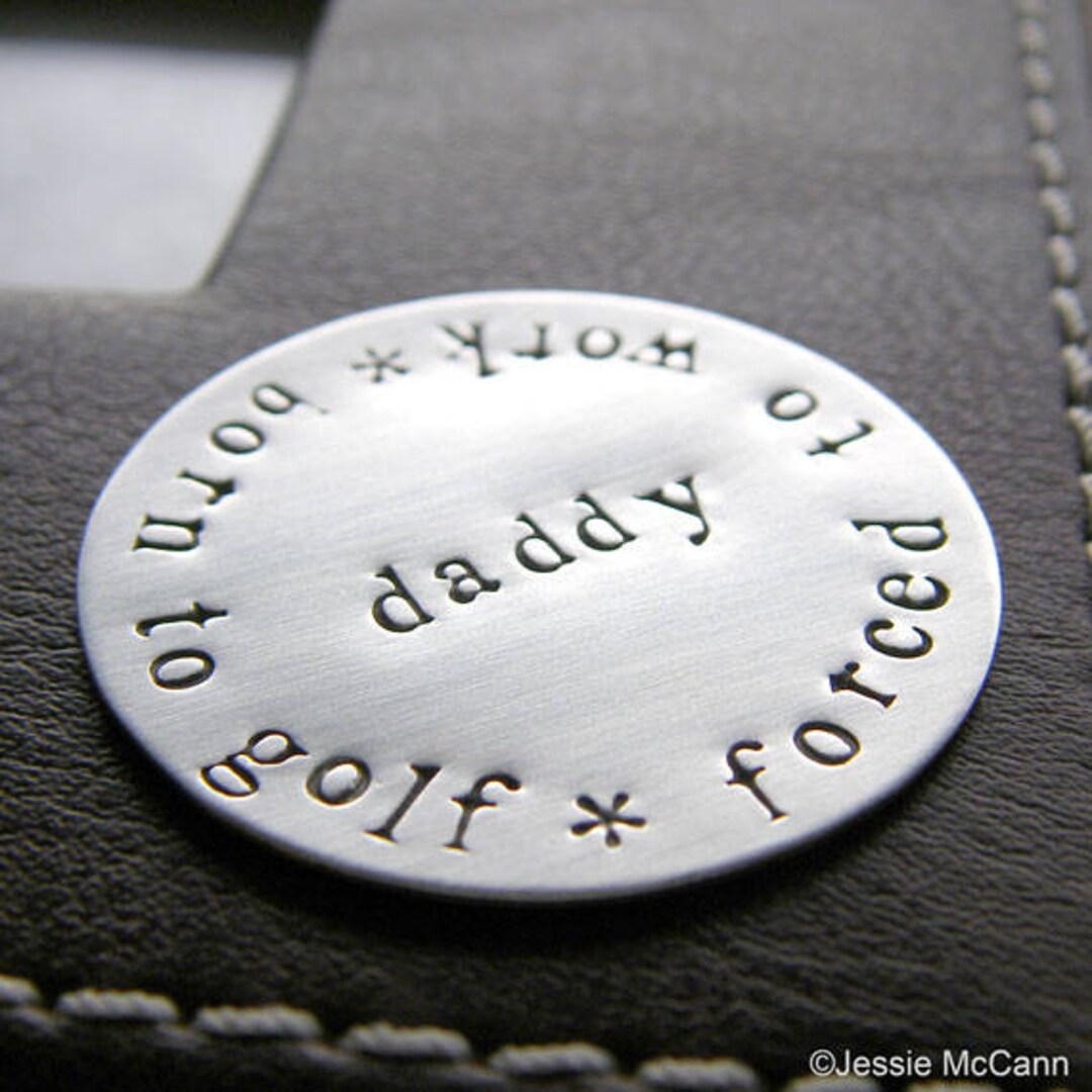 Custom Jumbo Golf Ball Marker - Personalized With Your Message or Names ...