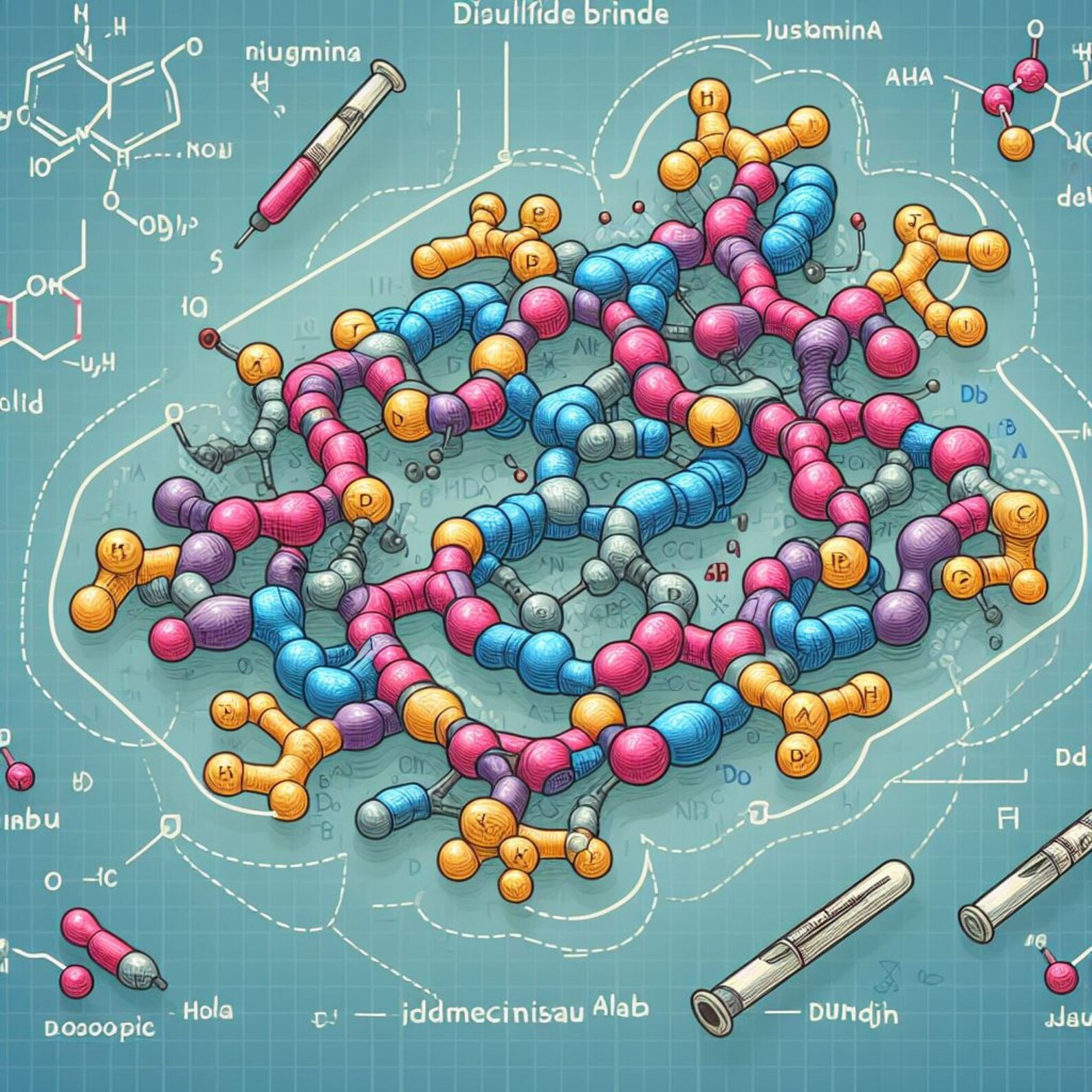 Sugar Molecules, Insulin Molecules, Molecules - Etsy