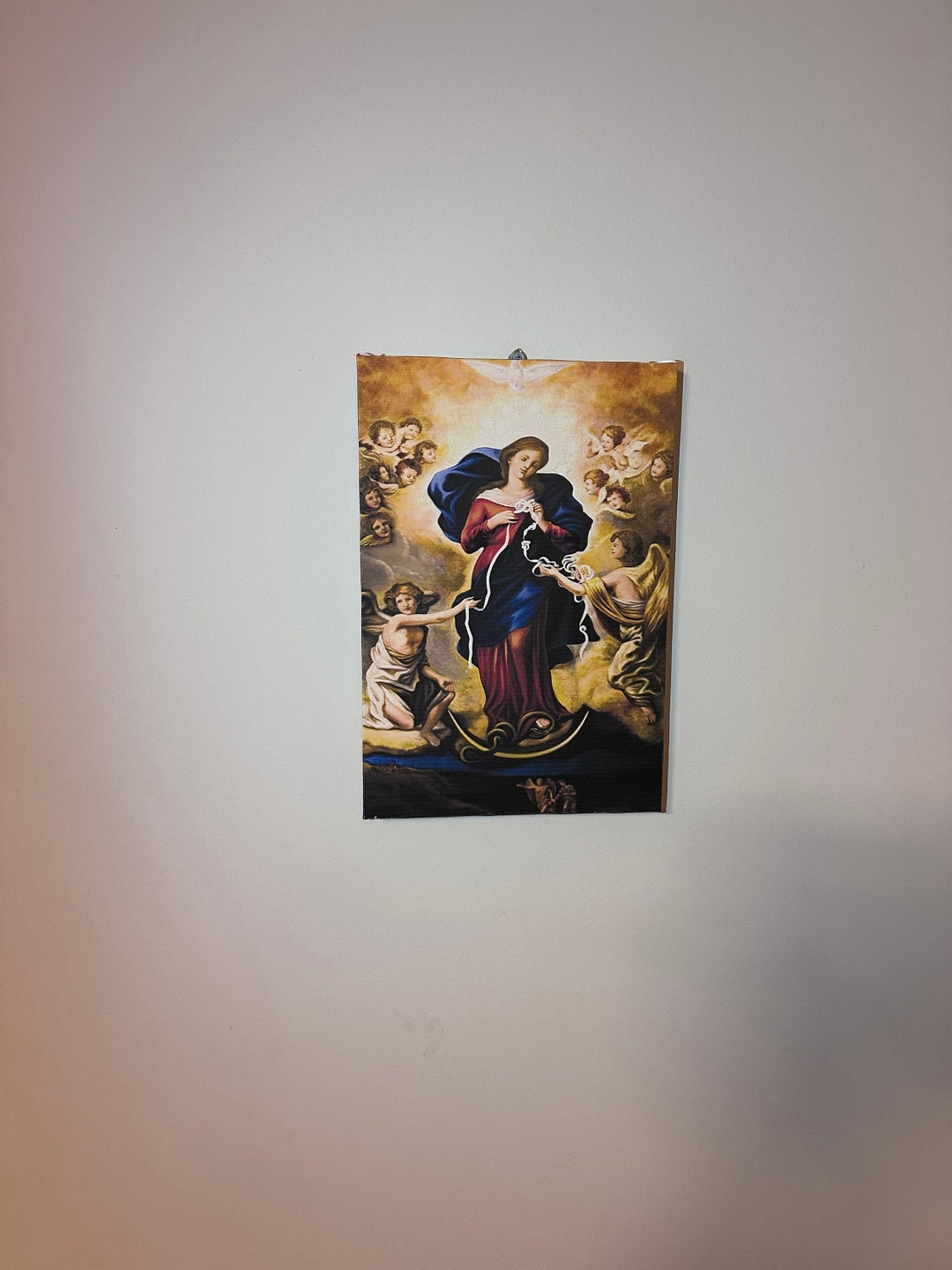 Mary, Untier of Knots Wall Art | Surrounded by Angels | Catholic Decor ...
