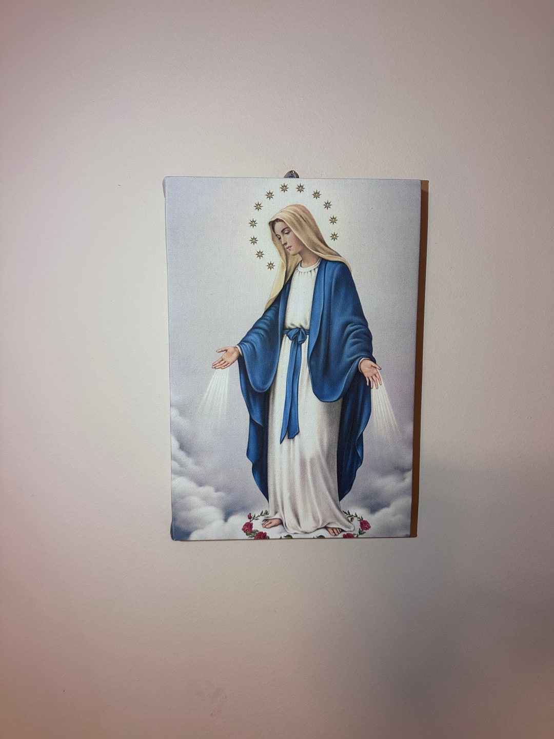 Beautiful Gospa Wall Picture | Queen of Peace | Catholic Decor ...