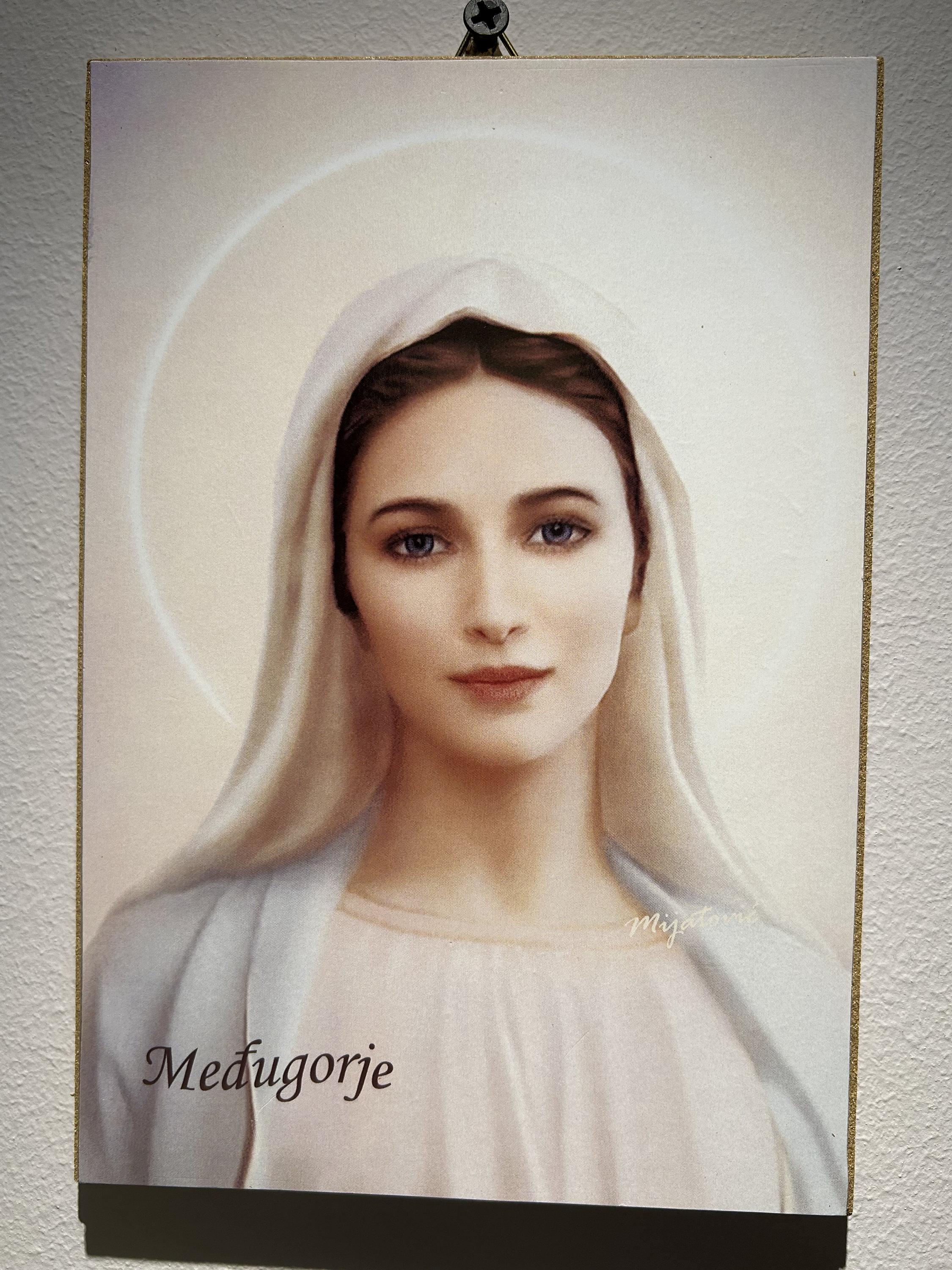 Beautiful Gospa Wall Picture | Our Lady of Medjugorje | Queen of Peace ...