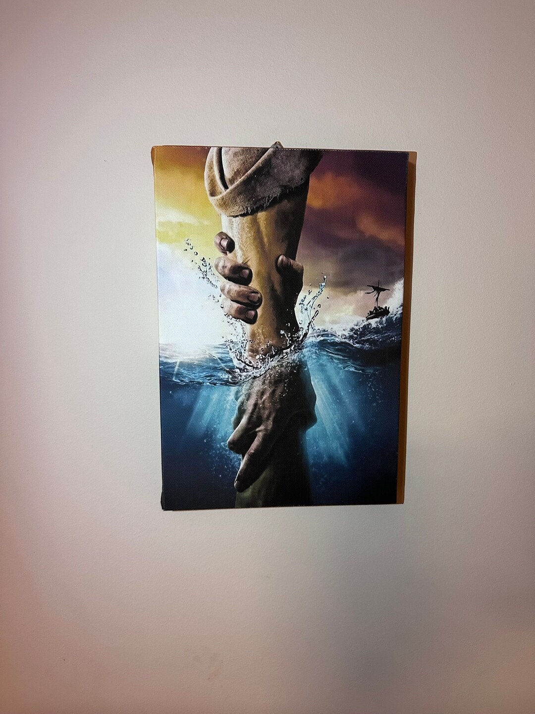 Hand of Hope Wall Picture | Water and Light | Catholic Wall Art ...
