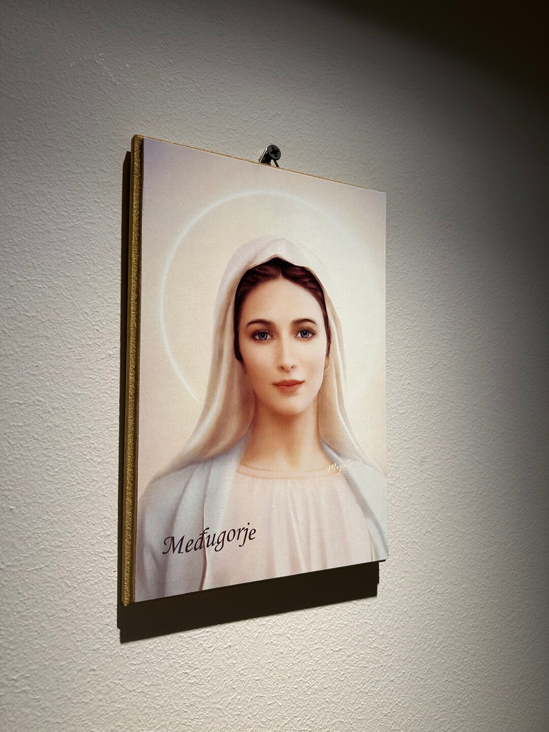 Beautiful Gospa Wall Picture | Our Lady of Medjugorje | Queen of Peace ...